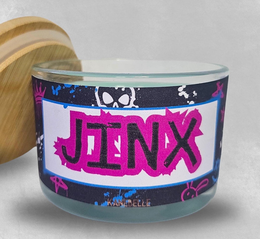 Jinx: Arcane Inspired 4-6 OZ Candle [tropical Fruits and Smoke] - Etsy