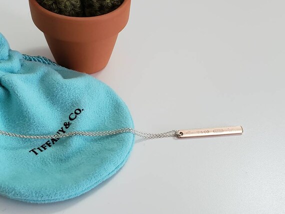 Tiffany & Co 1837 Series Rubedo Bar Necklace - Gem