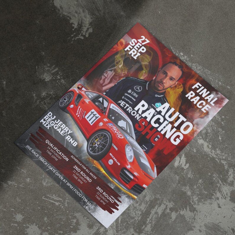 Racing Car Show| Editable Social Media Flyer| Car Show Event Invitation ...