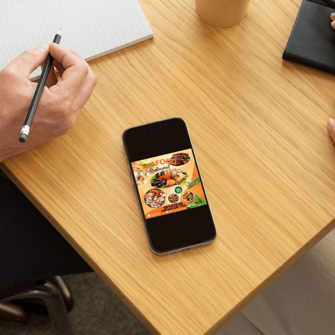 Editable Flyer Template| Seafood Tuesday| Seafood Platter Sale| Seafood ...