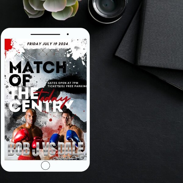 Fight Night Party - Etsy