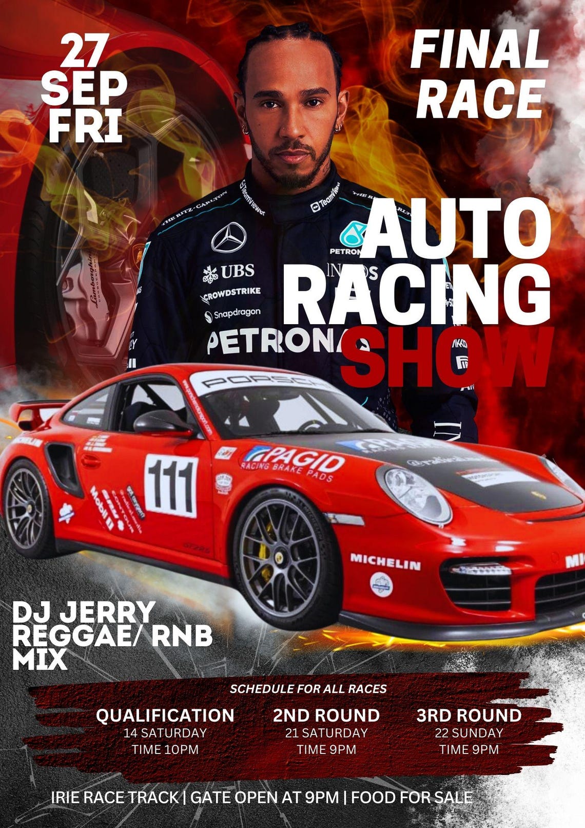 Racing Car Show| Editable Social Media Flyer| Car Show Event Invitation ...