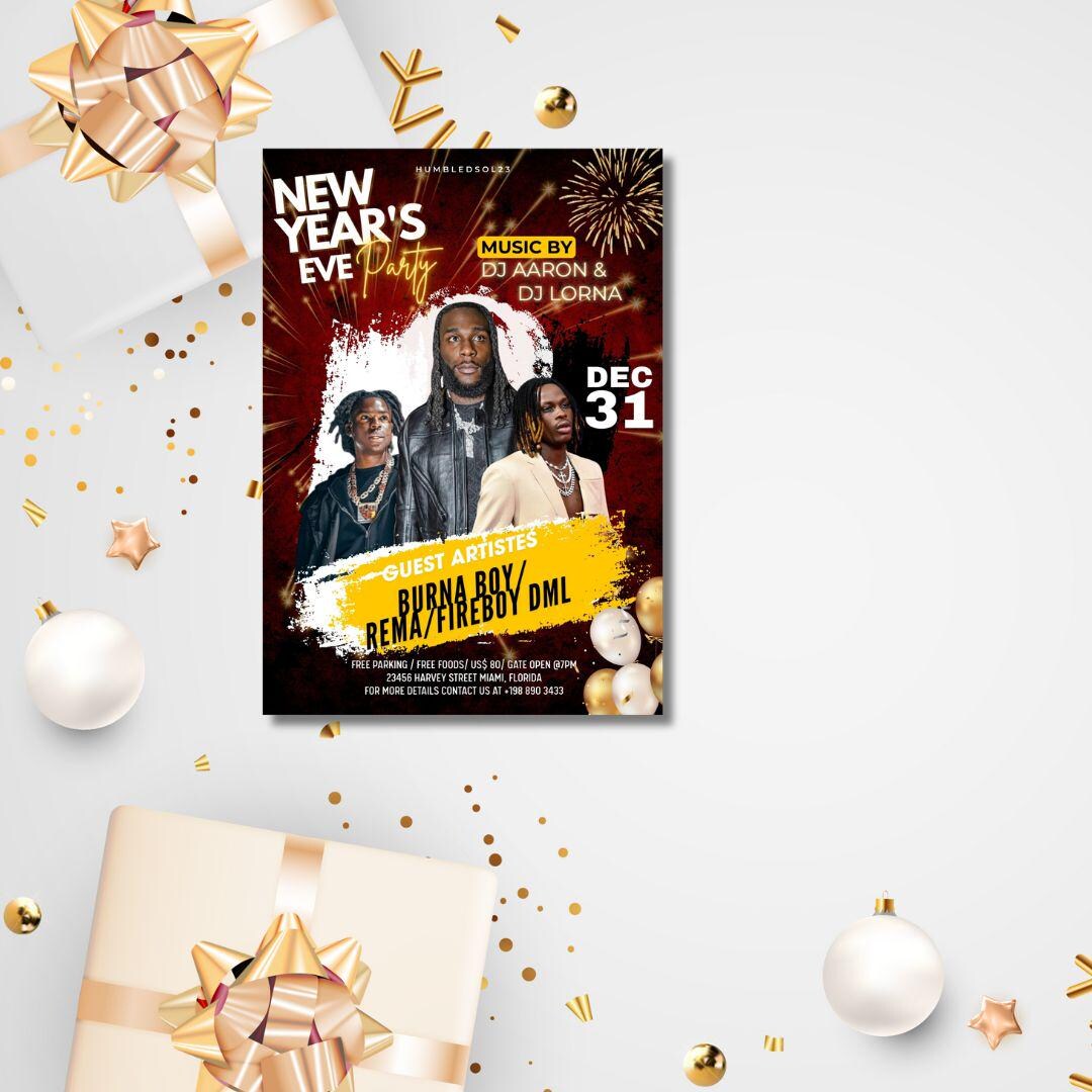 Flyer Template | New Year's Eveevent Flyer|december Flyer| God Concert ...
