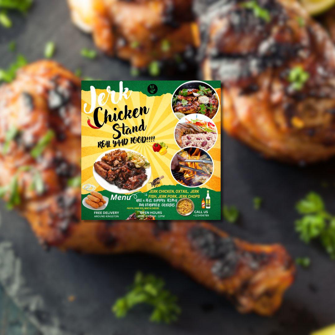 Editable Menu Template| Caribbean Restaurant | Jamaican Food ...