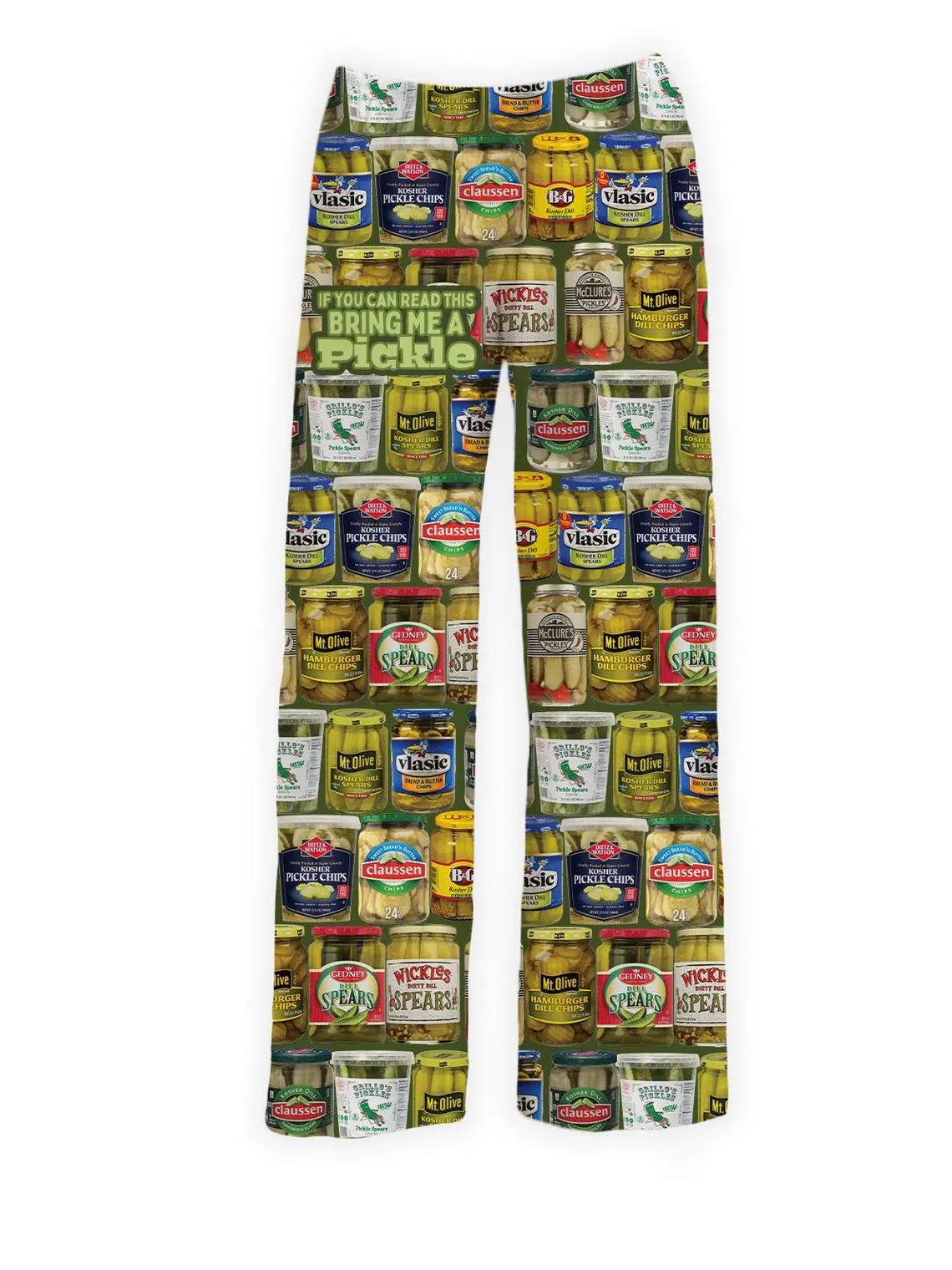 Pickle Pajama Lounge Pants | Funny “bring Me a Pickle” Pjs | Soft ...