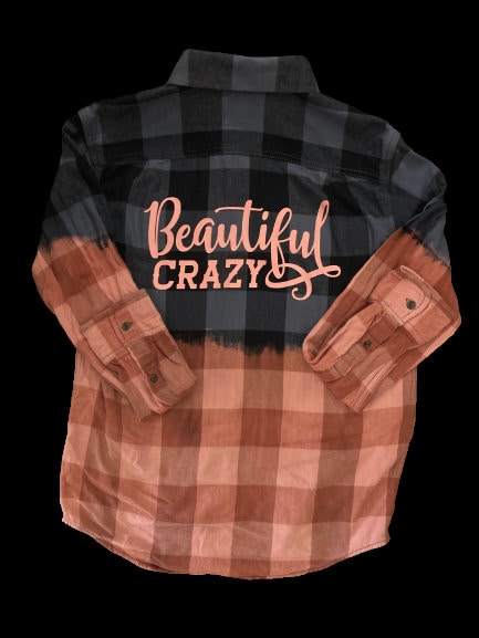 Beautiful Crazy Button Down Distressed Flannel Shirt - Etsy
