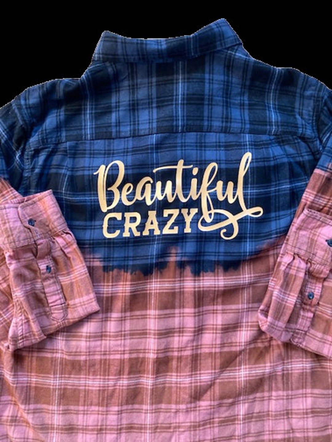 Beautiful Crazy Button Down Distressed Flannel Shirt - Etsy