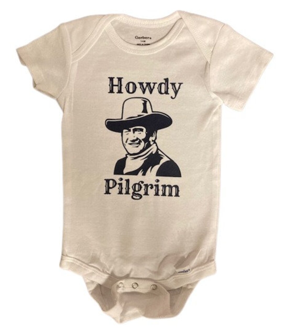 Old Country Western Baby One Piece Bodysuit Onesies® Howdy Pilgrim - Etsy
