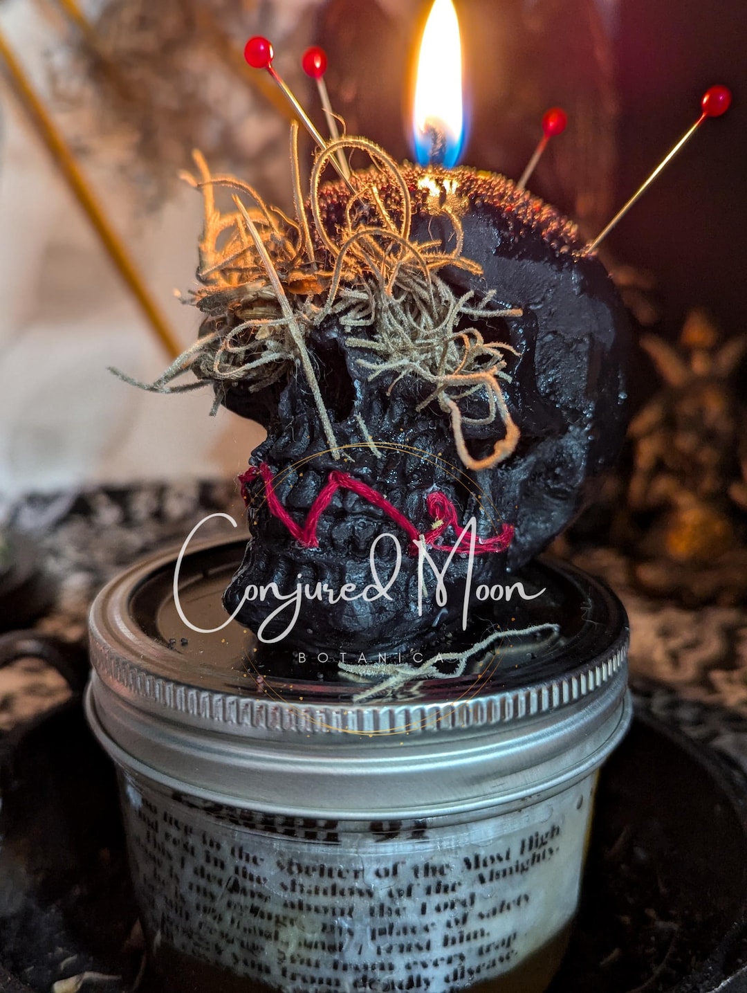 Tapa Boca Inspired Sour Jar – Handmade Folk-magic Curio for Gossip ...