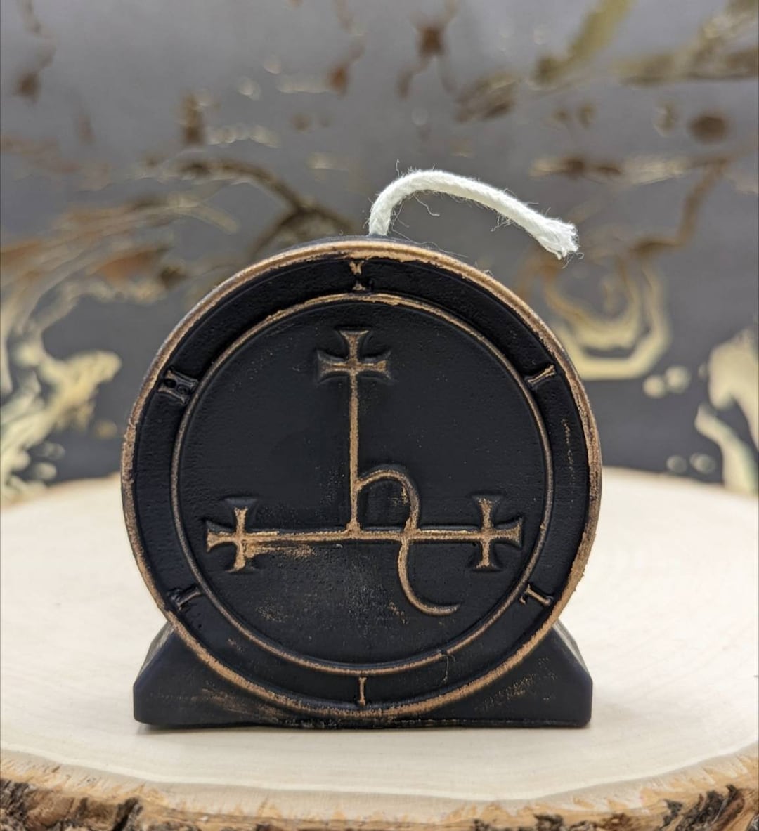 Lilith or Satan Sigil Beeswax Candle - Etsy