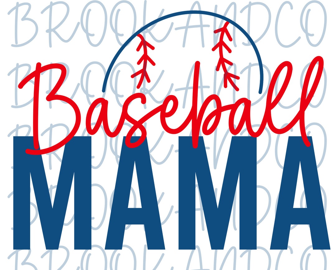Baseball Mama DIGITAL DOWNLOAD Png, Dtf, Sublimation, Transfer ...