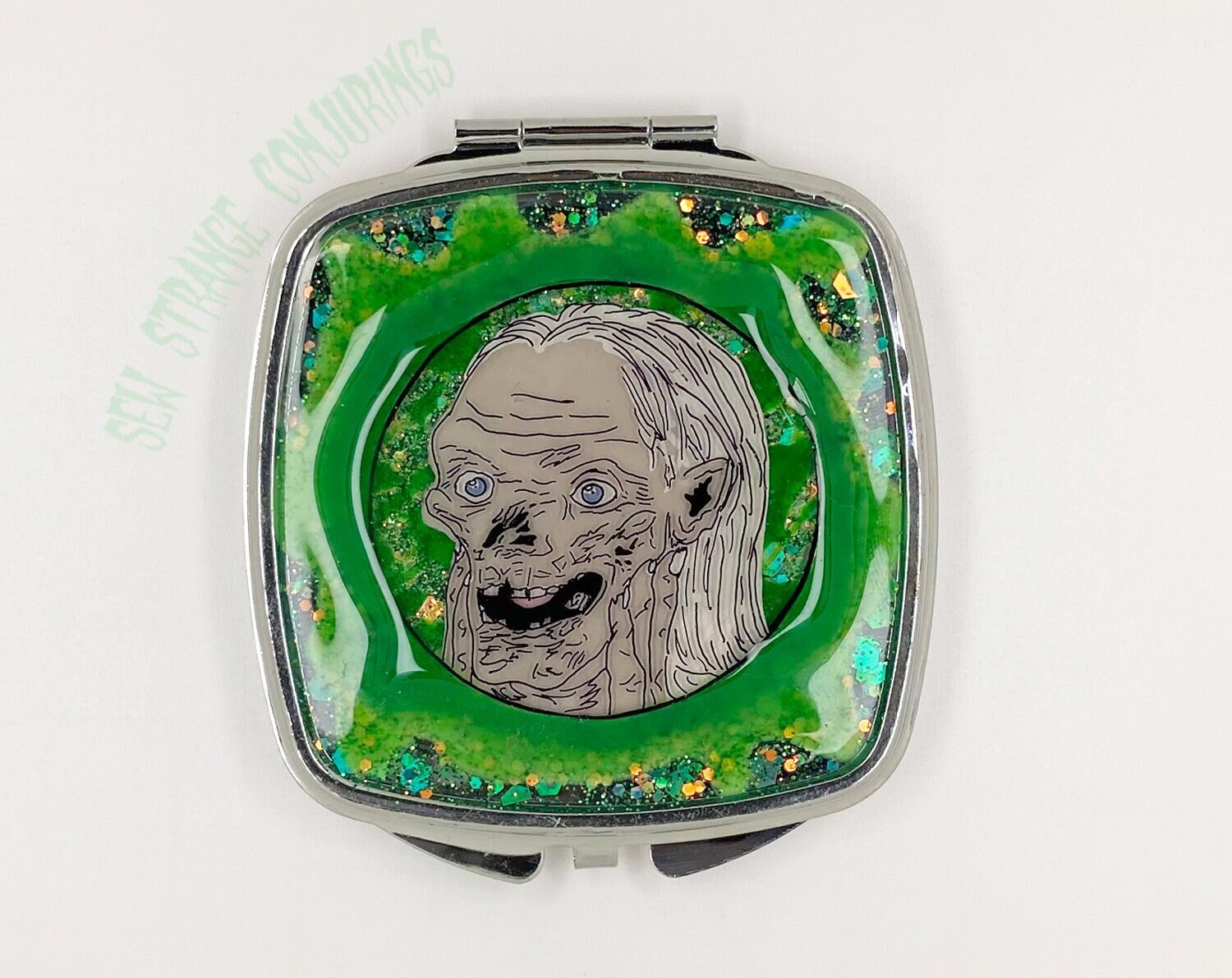 Tales From the Crypt Inspired Compact Mirror Crypt Keeper | Etsy