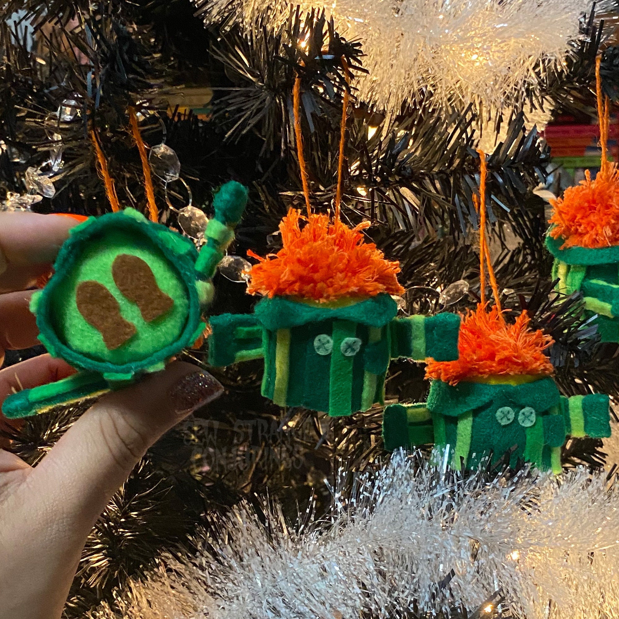 Drop Dead Fred Inspired Ornament, Handmade to Order Mini Felt Fred ...