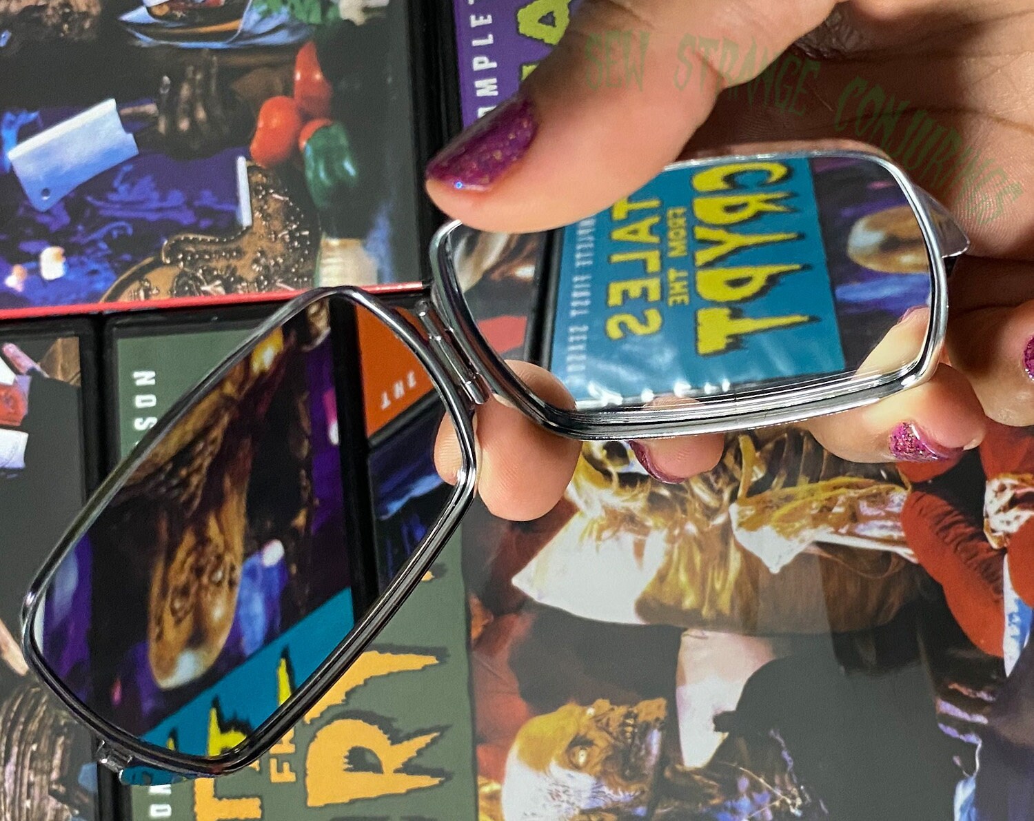 Tales From the Crypt Inspired Compact Mirror Crypt Keeper | Etsy