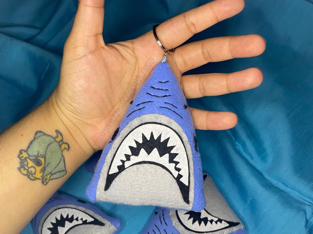 Jaws Plushie Keychain, Bruce the Shark Inspired Felt Doll - Etsy