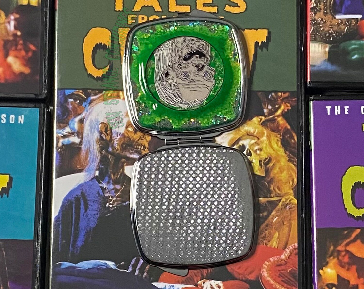 Tales From the Crypt Inspired Compact Mirror Crypt Keeper | Etsy