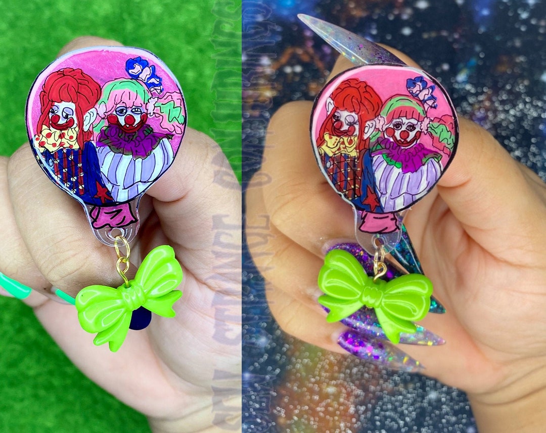 Rosebud and Daisy Pin, Killer Klowns From Outer Space Inspired ...