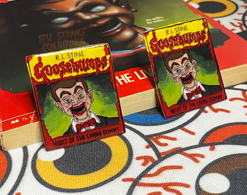 Goosebumps Night of the Living Dummy Pin Handmade - Etsy