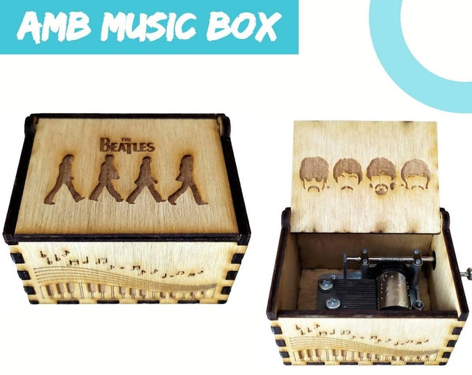 The Beatles Music Box • “let It Be” Melody • Abbey Road Engraved Design ...