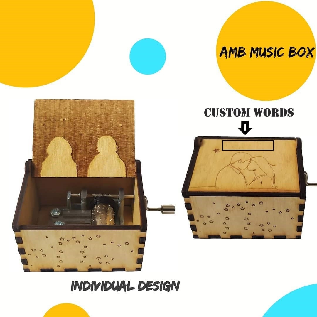 Custom Engraved Music Box / Love Story Box & Custom Song / Personalized ...