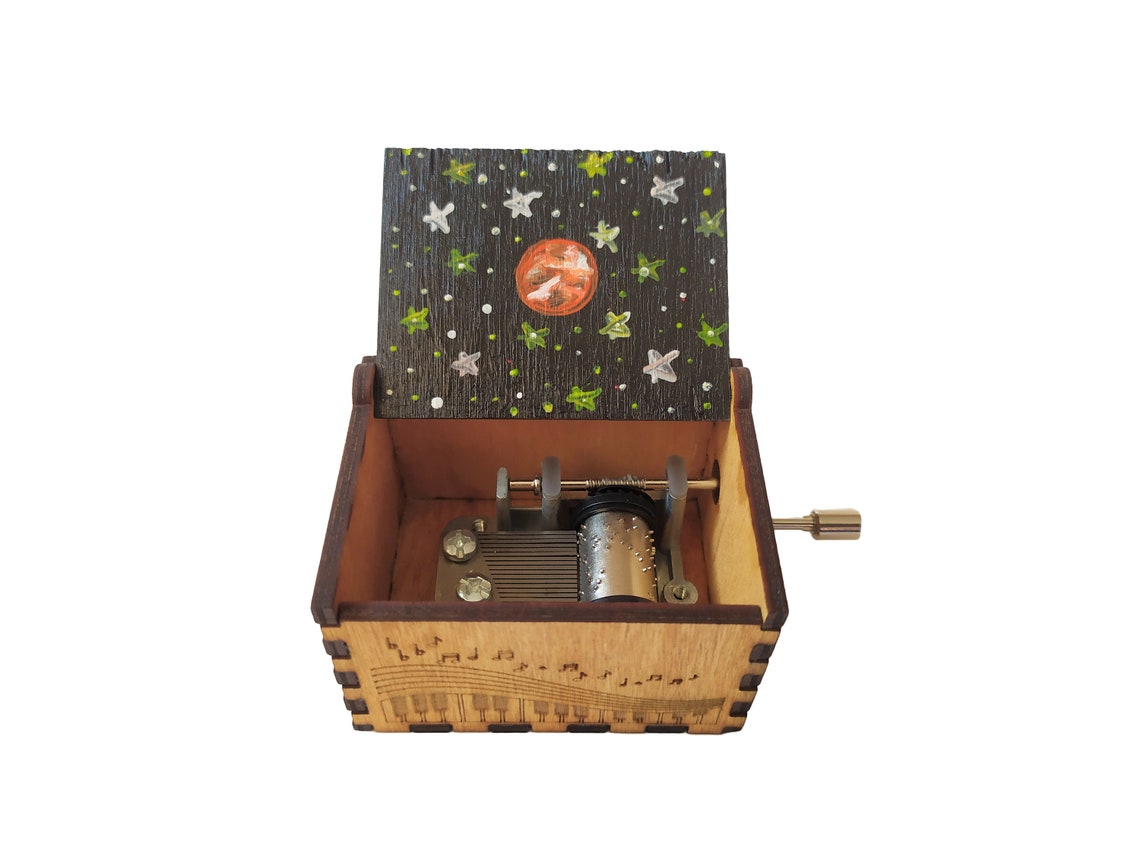 Moonlight Sonata Beethoven Hand Crank Music Box Piano | Etsy