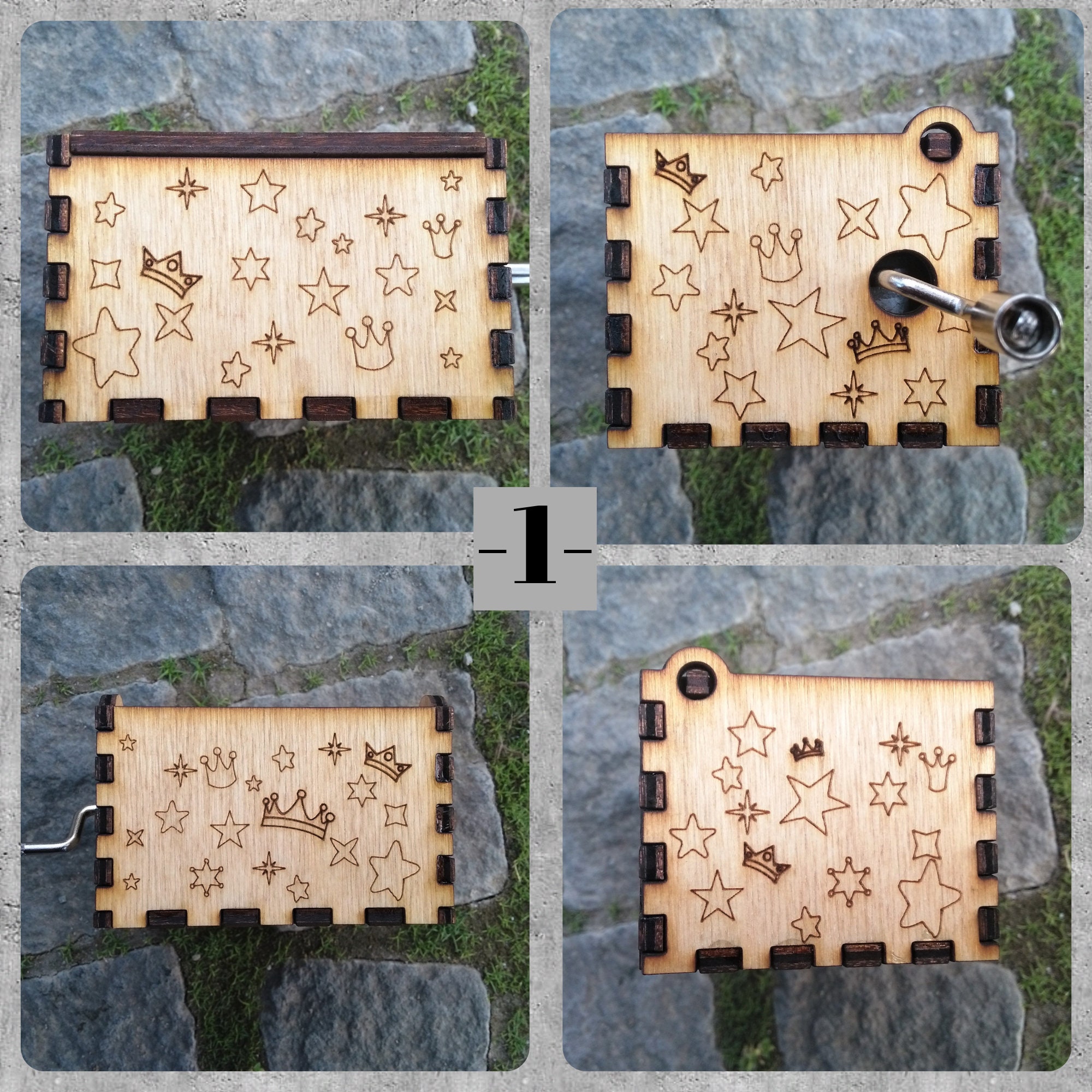 Custom Engraved Music Box / Music Box Custom Song / Personalized Wooden ...