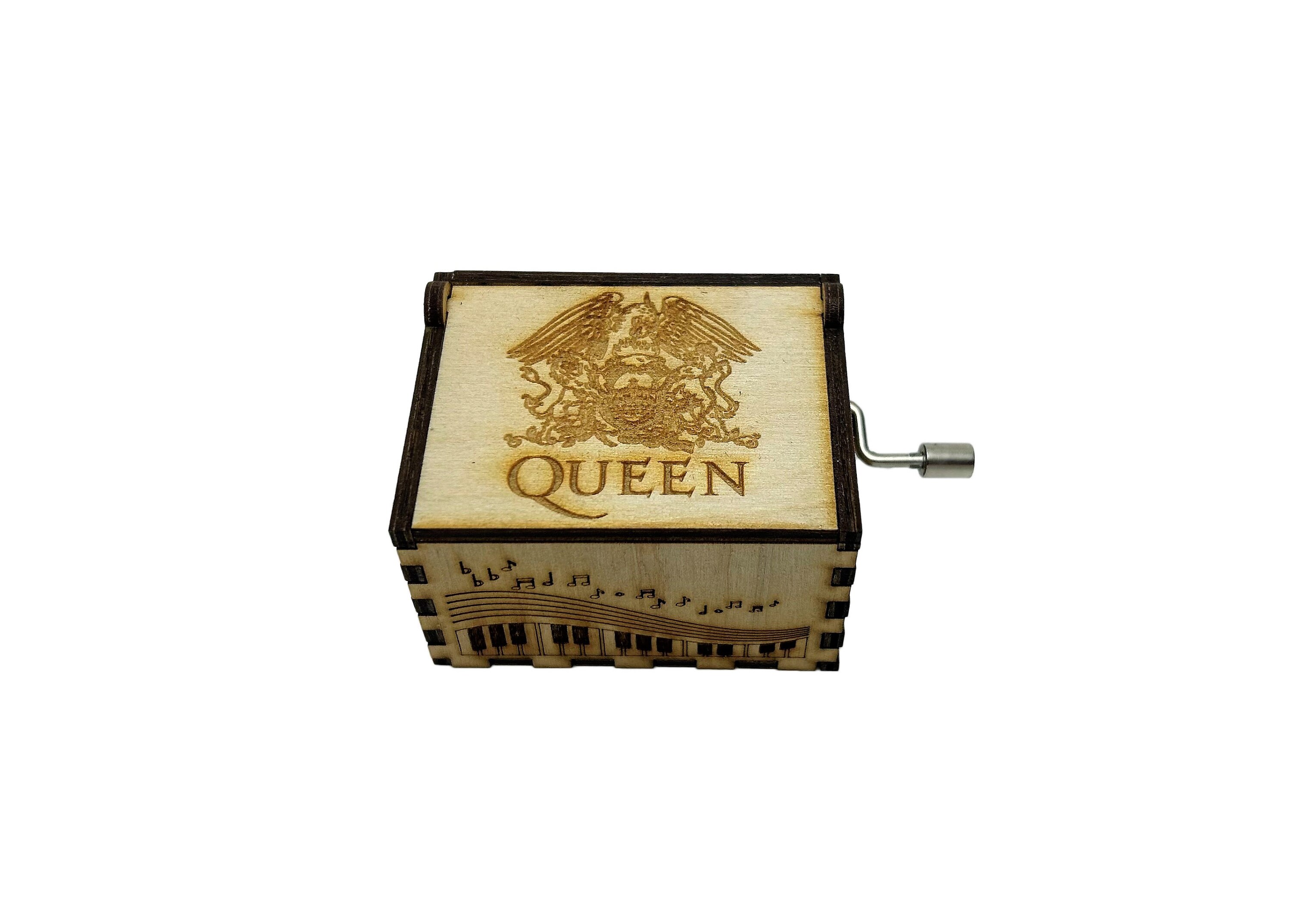 Music Box, Bohemian Rhapsody QUEEN, Best Gift Ever, Hand-cranked, Size ...