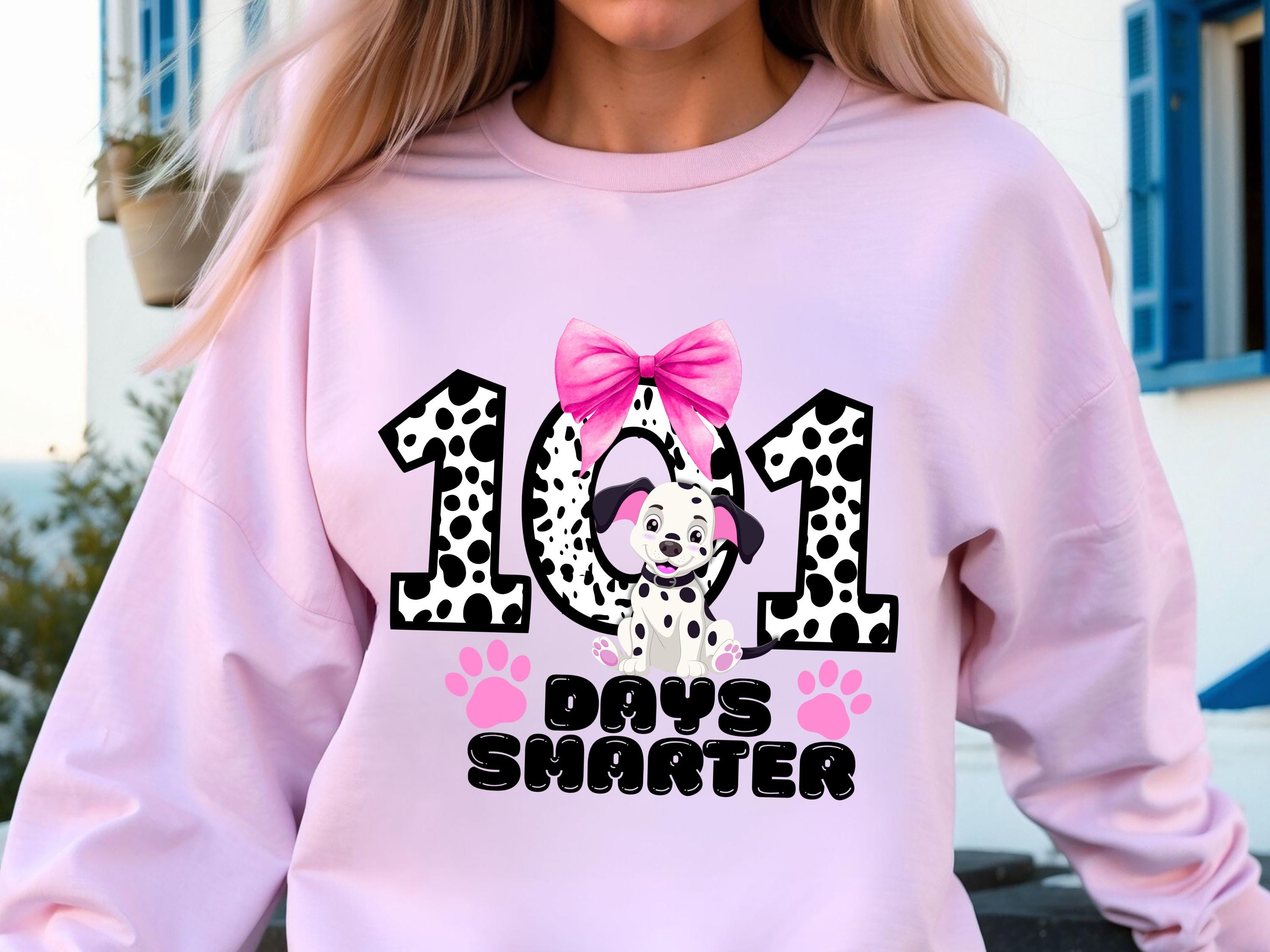 101 Days of School PNG, Dalmatian Dog School Design, 101 Days Smarter ...