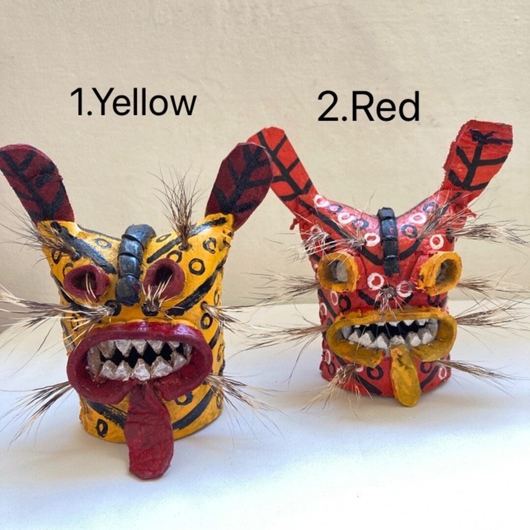 Mexican Mask Miniature Guerrero Mexico Tiger Tradition RARE Art ...
