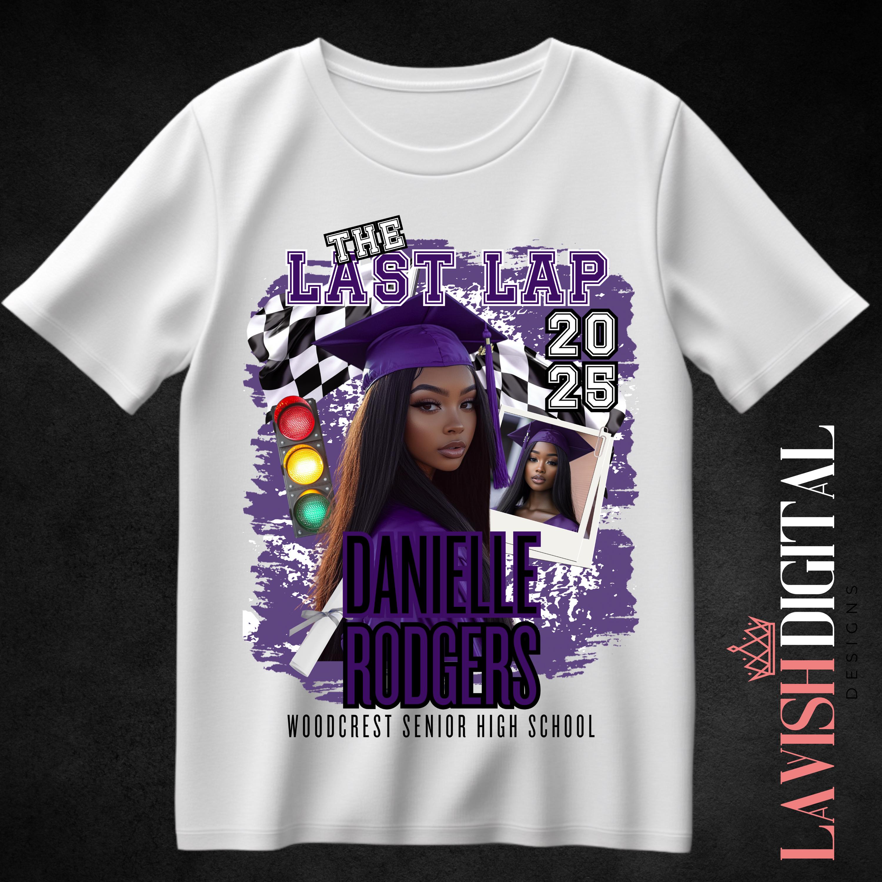 The Last Lap Graduation Canva Template - Etsy