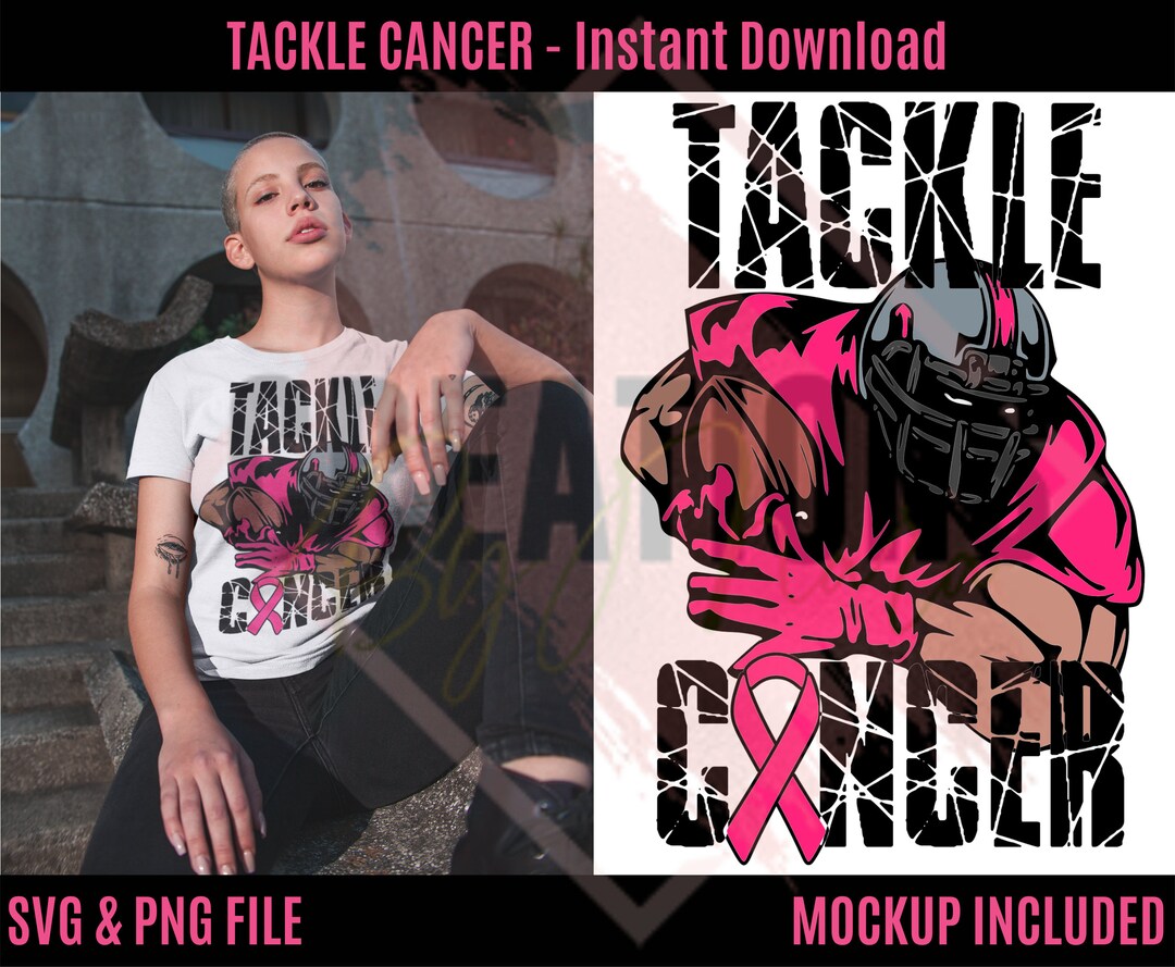Tackle Cancer Svg and Png - Etsy