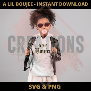 Boujee Svg and Png Bundle, Extra Boujee, a Lil Bit Boujee, Kinda Boujee ...