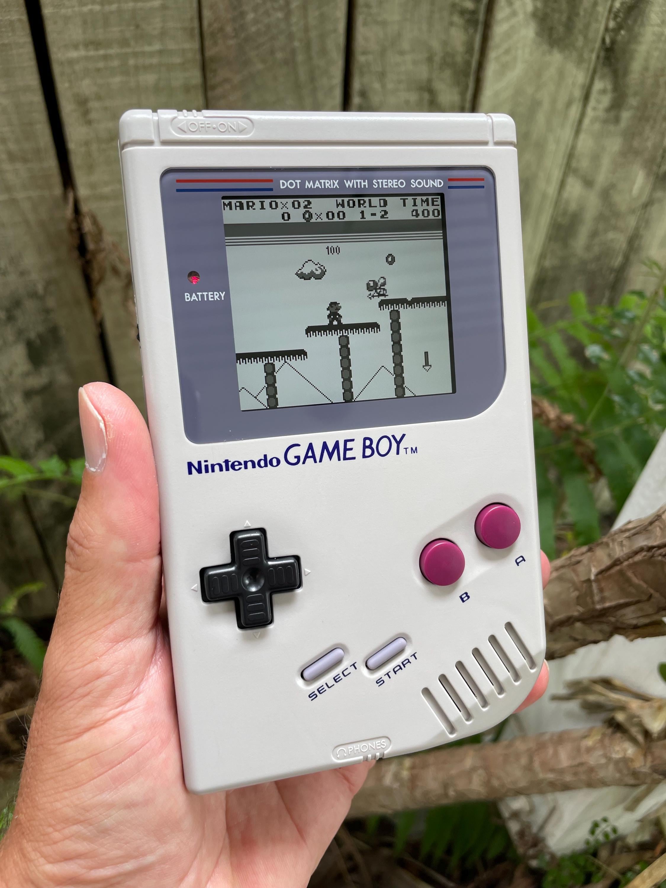 Nintendo Gameboy DMG Grey IPS Backlit Screen Reburbished Handheld Video ...