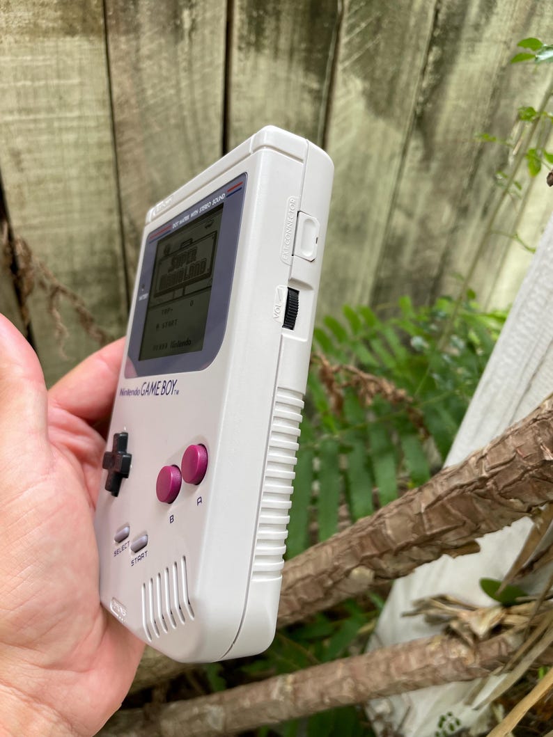Nintendo Gameboy DMG Grey IPS Backlit Screen Reburbished Handheld Video ...