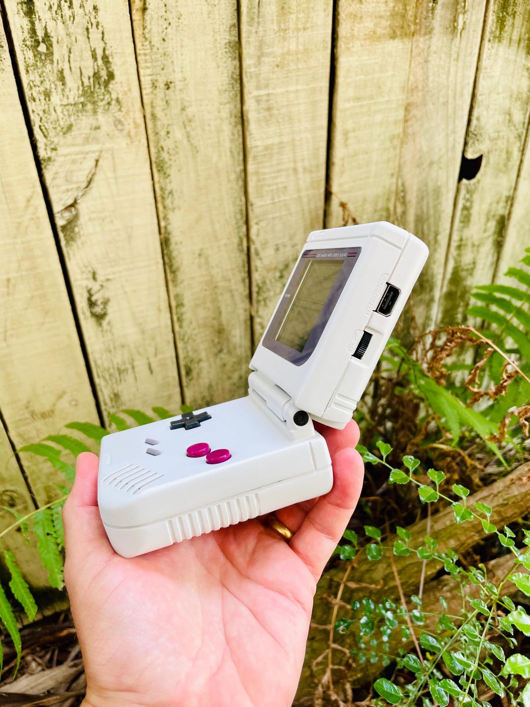 Gameboy DMG SP Flip Custom Handmade Retro Console IPS Backlit Screen - Etsy