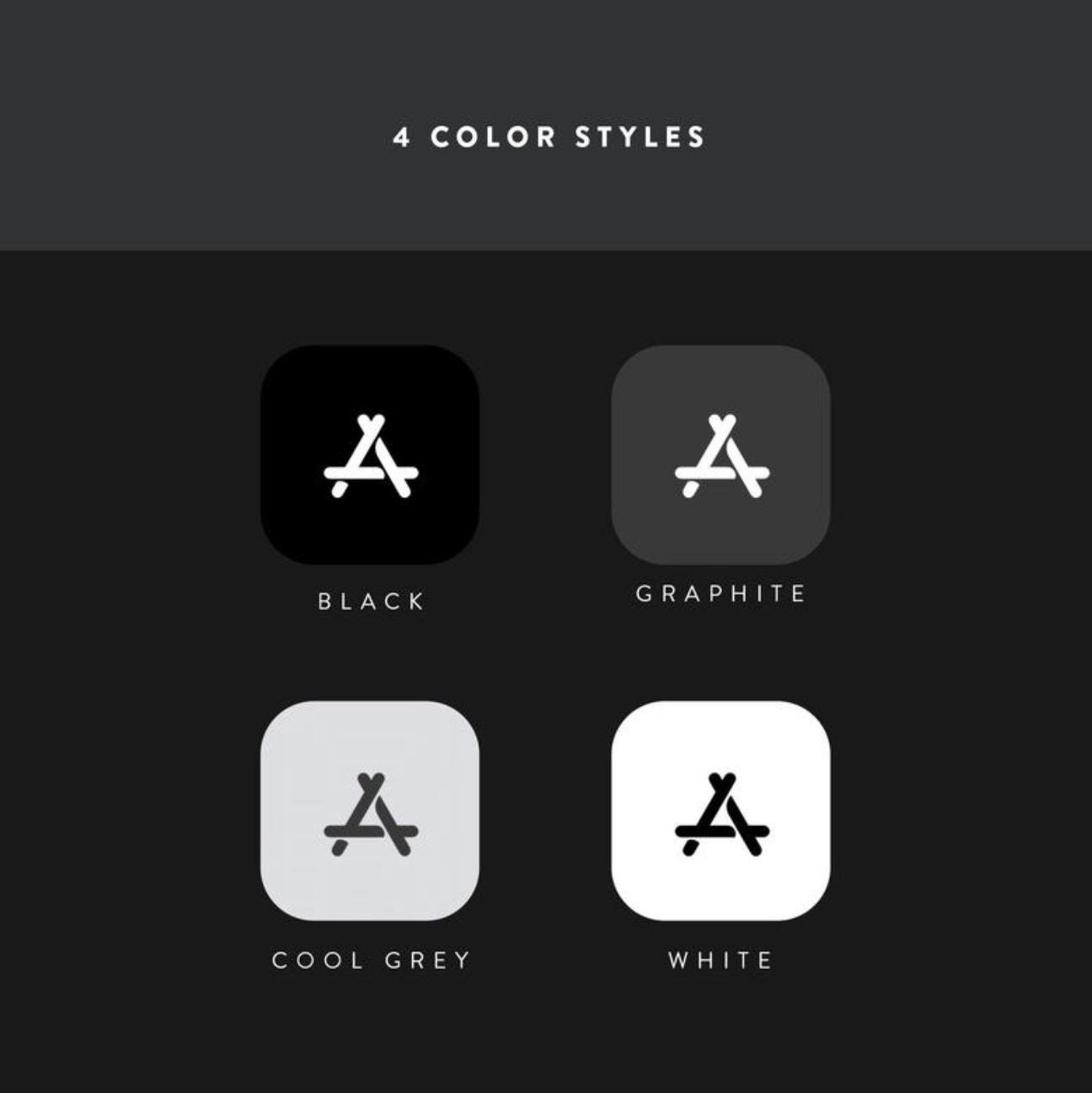 App Store Icon Black