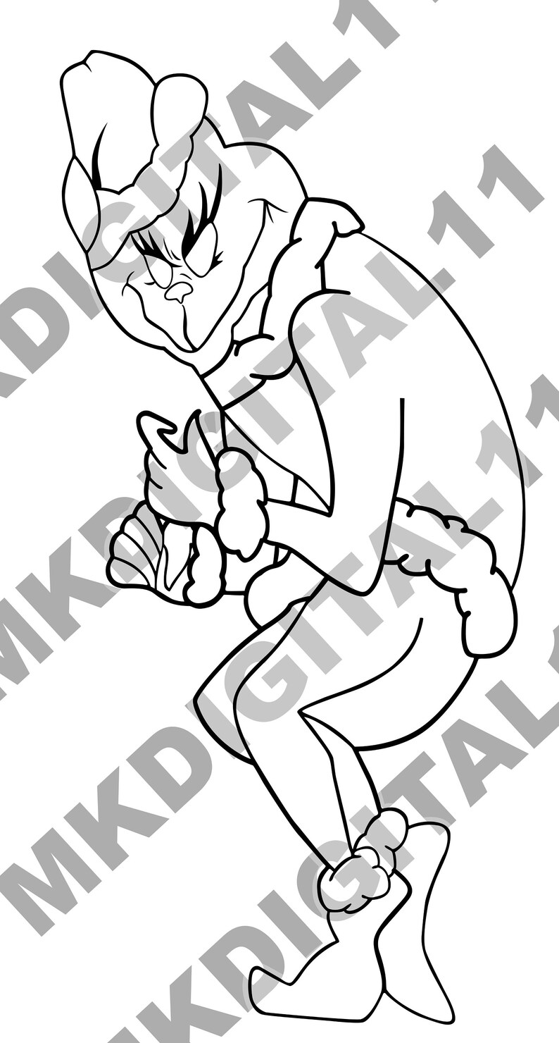 DIY Grinch Stealing Christmas Lights PHOTOSHOP File Etsy