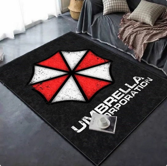 Resident Evil Umbrella Corp Area Rug Non-slip, Large Floor Mat for ...