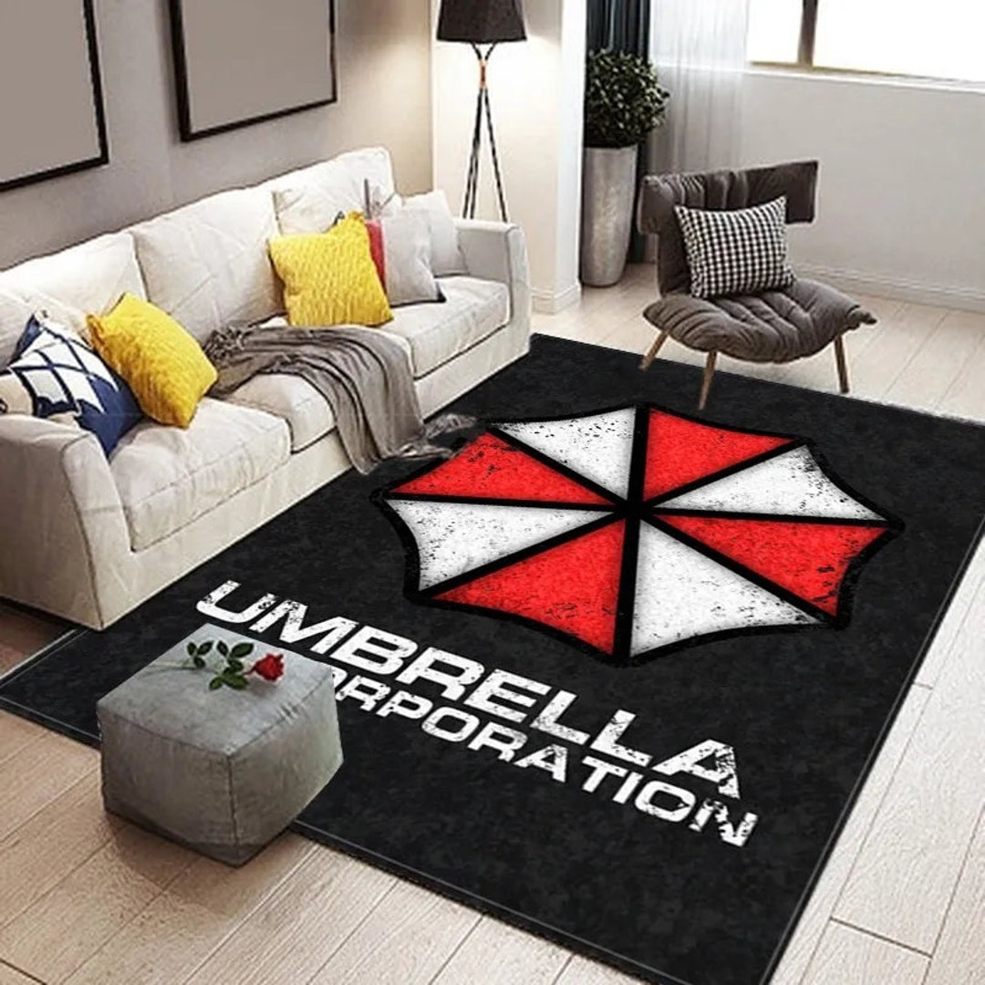 Resident Evil Umbrella Corp Area Rug Non-slip, Large Floor Mat for ...