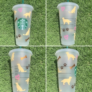 Custom Dog Reusable Cold Cup - Etsy
