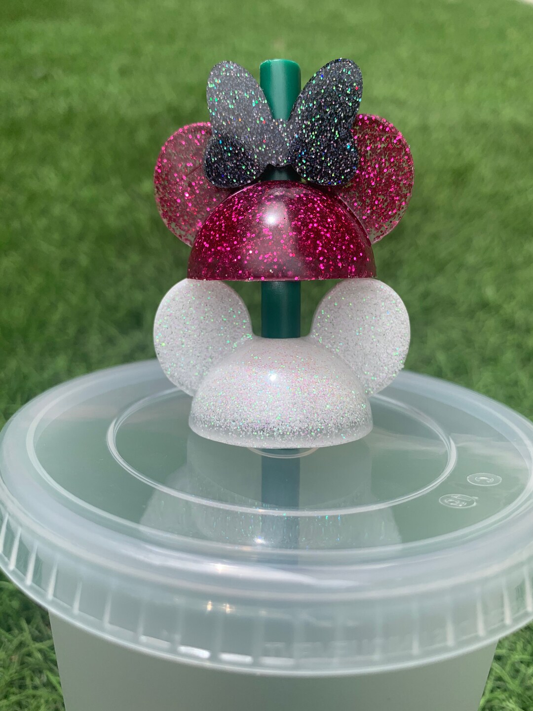 Mouse Head Straw Topper - Etsy