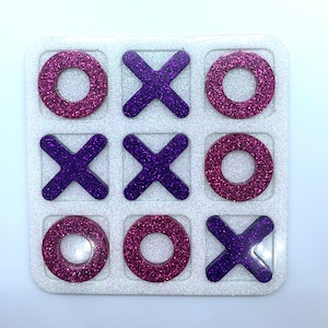 Customized Tic Tac Toe Game Board and Pieces - Etsy