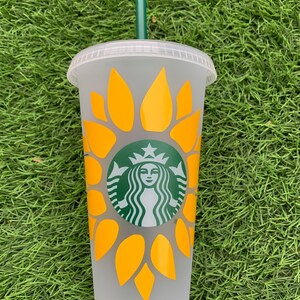 Personalized Flower Reusable Cold Cup - Etsy