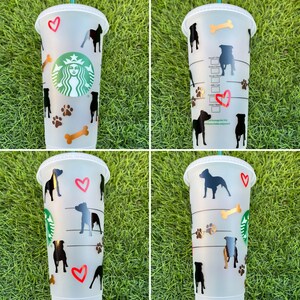 Custom Dog Reusable Cold Cup - Etsy