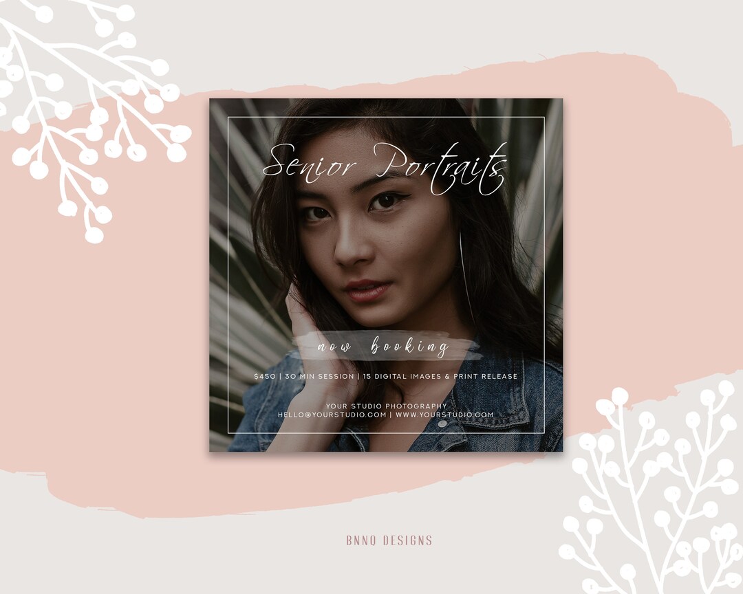 Senior Mini Session Template, Graduate Senior Mini Session, Senior ...