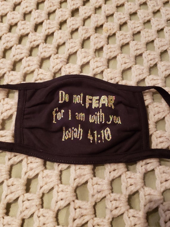 Custom Christian Face Masks Inspirational Bible Scriptures | Etsy