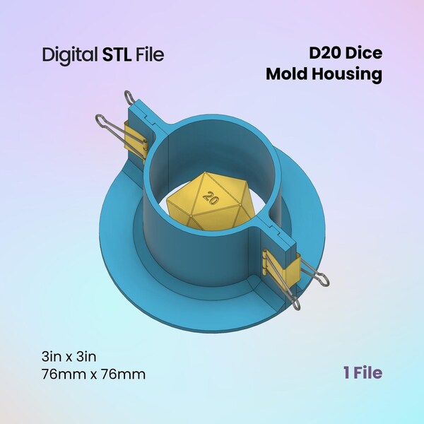 Dice Mold Housing 3d Printer - Etsy