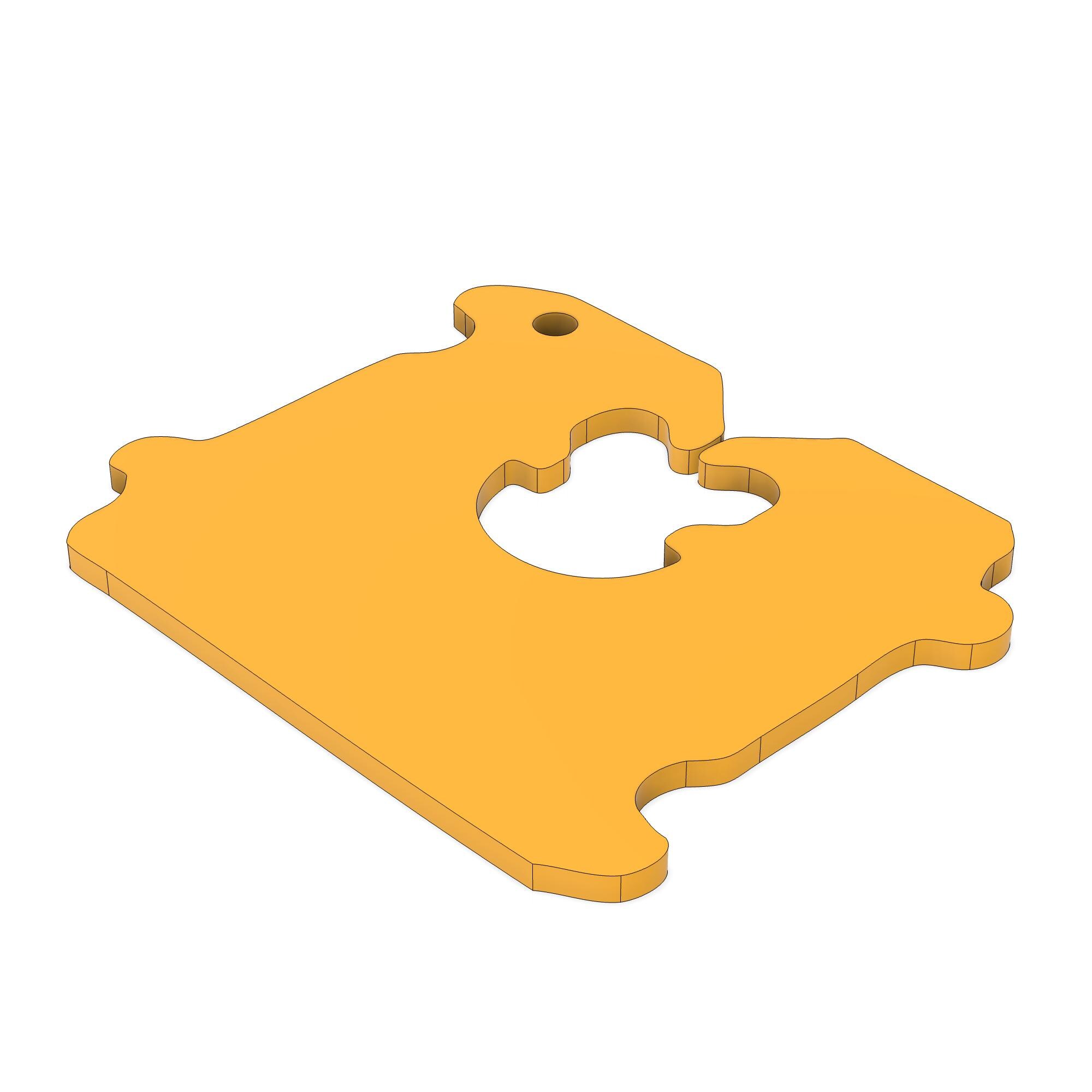 Blank Bread Tag STL Files, 3D Printable Keychain, 3 Sizes (digital ...
