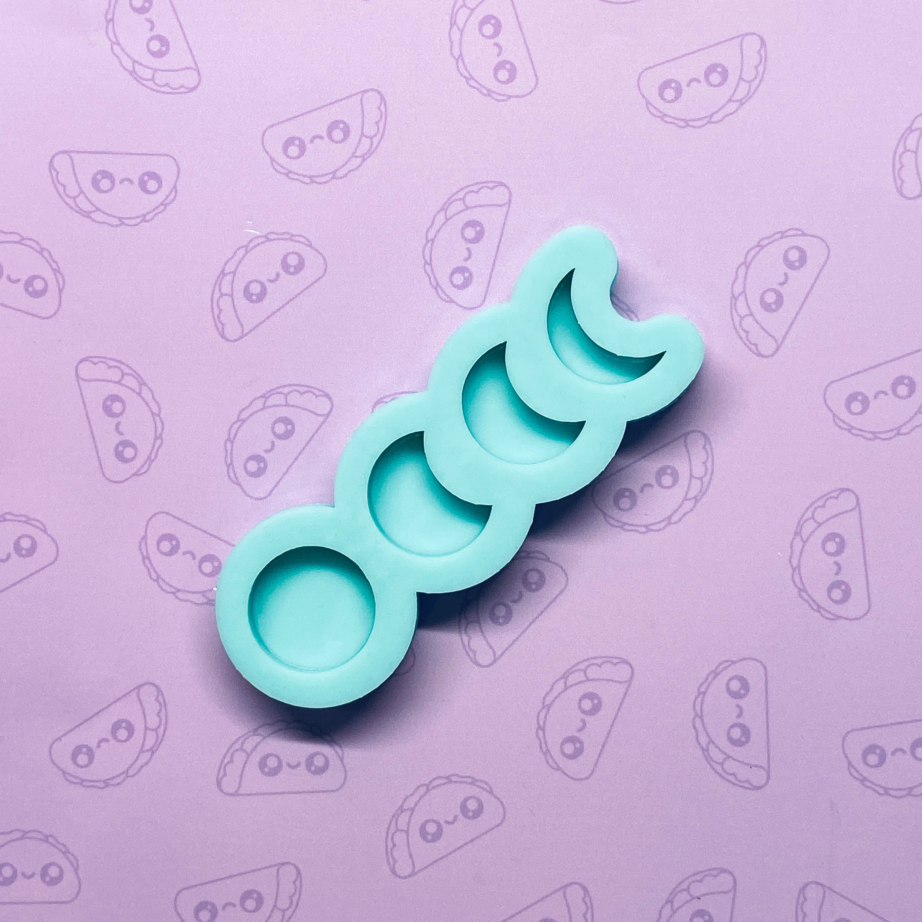 Mini Moons Silicone Mold Shiny Silicon Mould for Resin 1in wide Moon ...