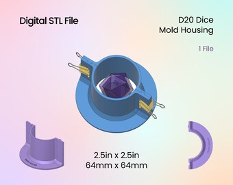 Dice Mold System Stl - Etsy